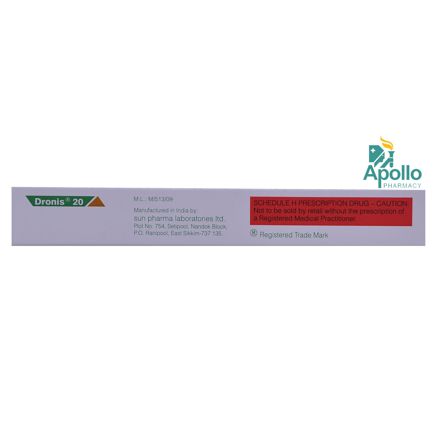 Dronis 20 Tablet 24's Price, Uses, Side Effects, Composition - Apollo ...