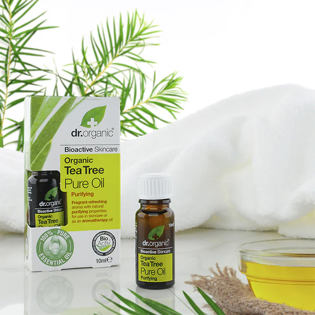 dr.organic Tea Tree Pure Oil, 10 ml Price, Uses, Side Effects ...