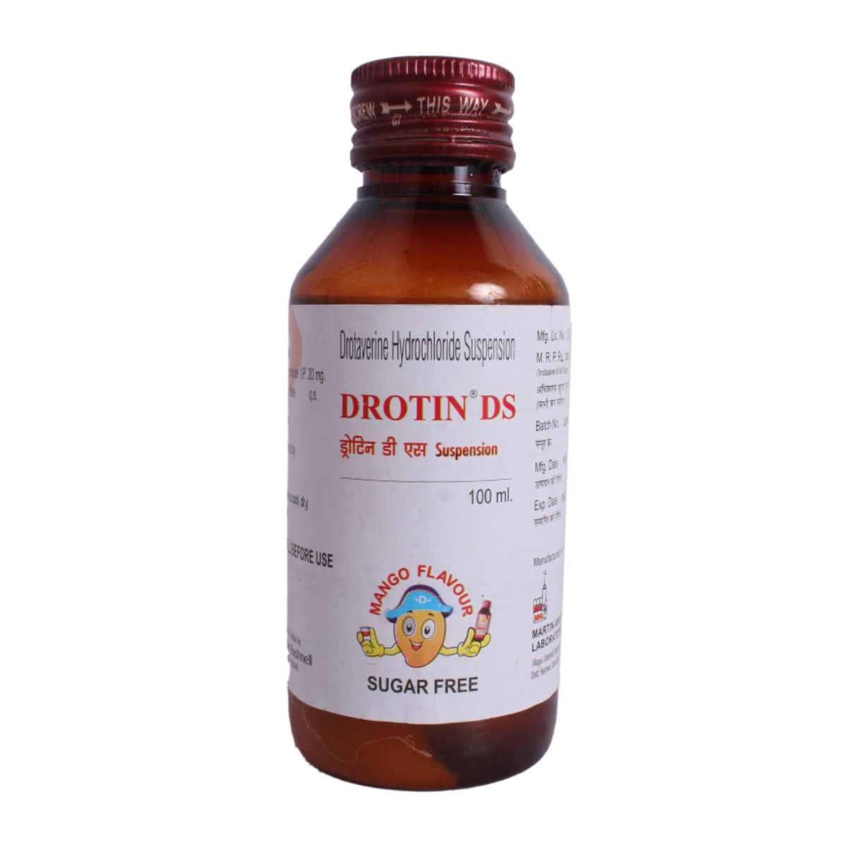 Drotin DS Sugar Free Mango Suspension 100 ml Price, Uses, Side Effects ...