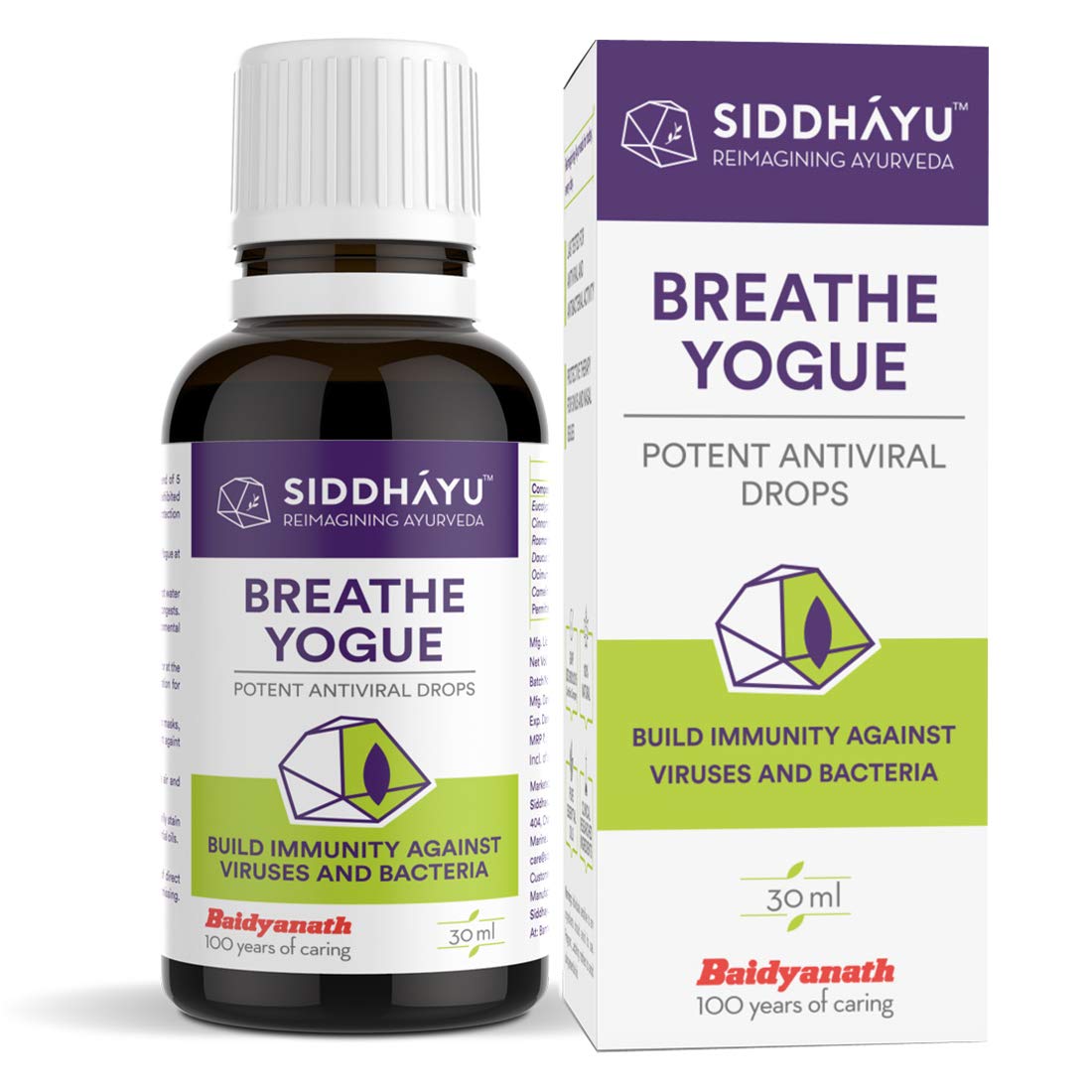 Siddhayu Breathe Yogue Potent Antiviral Drops, 30 ml Price, Uses, Side ...