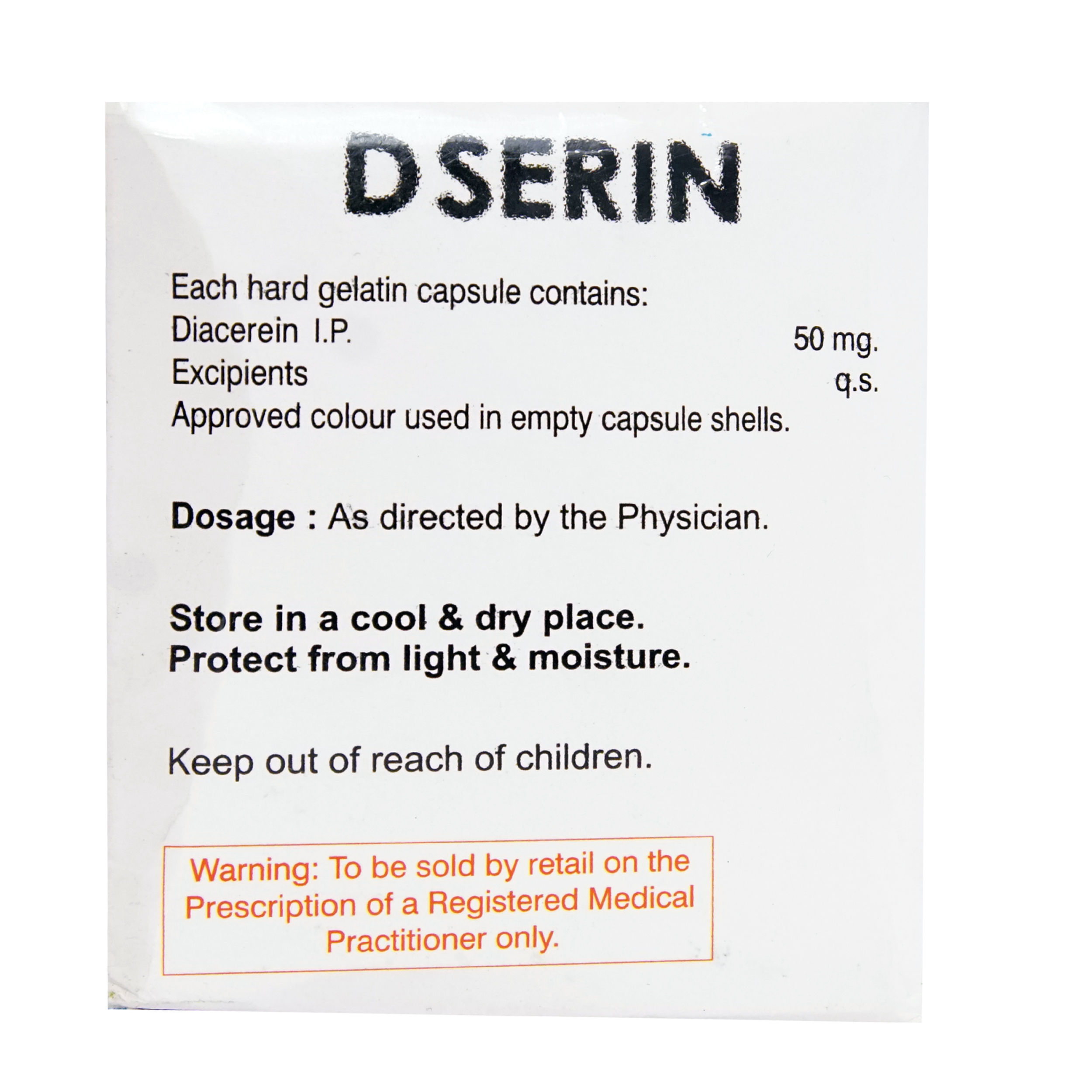 D SERIN CAPSULE Price, Uses, Side Effects, Composition - Apollo Pharmacy