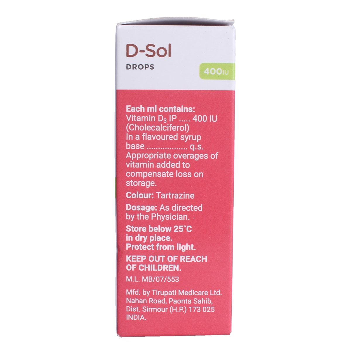 D Sol Drops 30 ml Price, Uses, Side Effects, Composition - Apollo Pharmacy