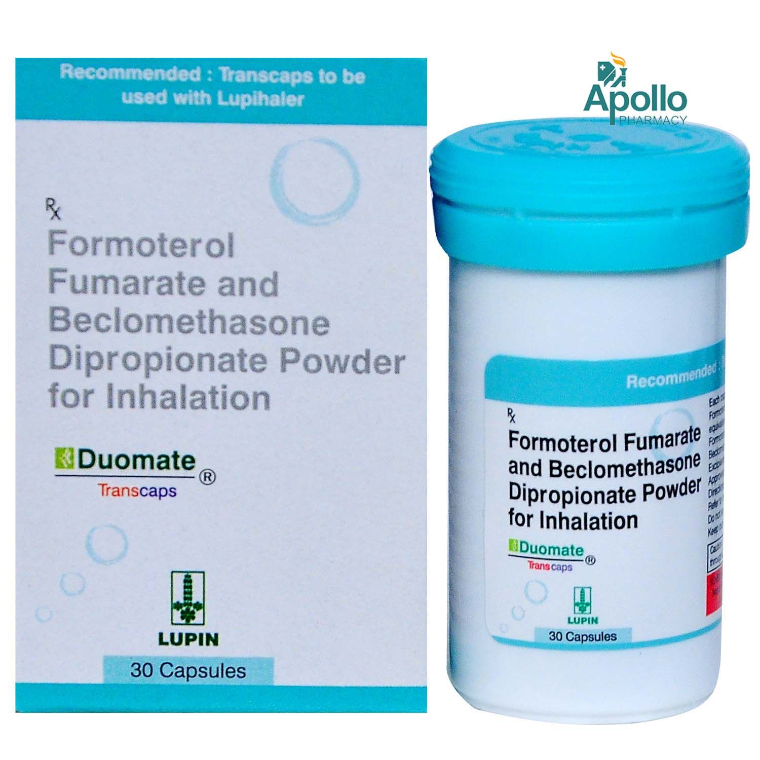Duomate Transcaps 30's Price, Uses, Side Effects, Composition - Apollo ...