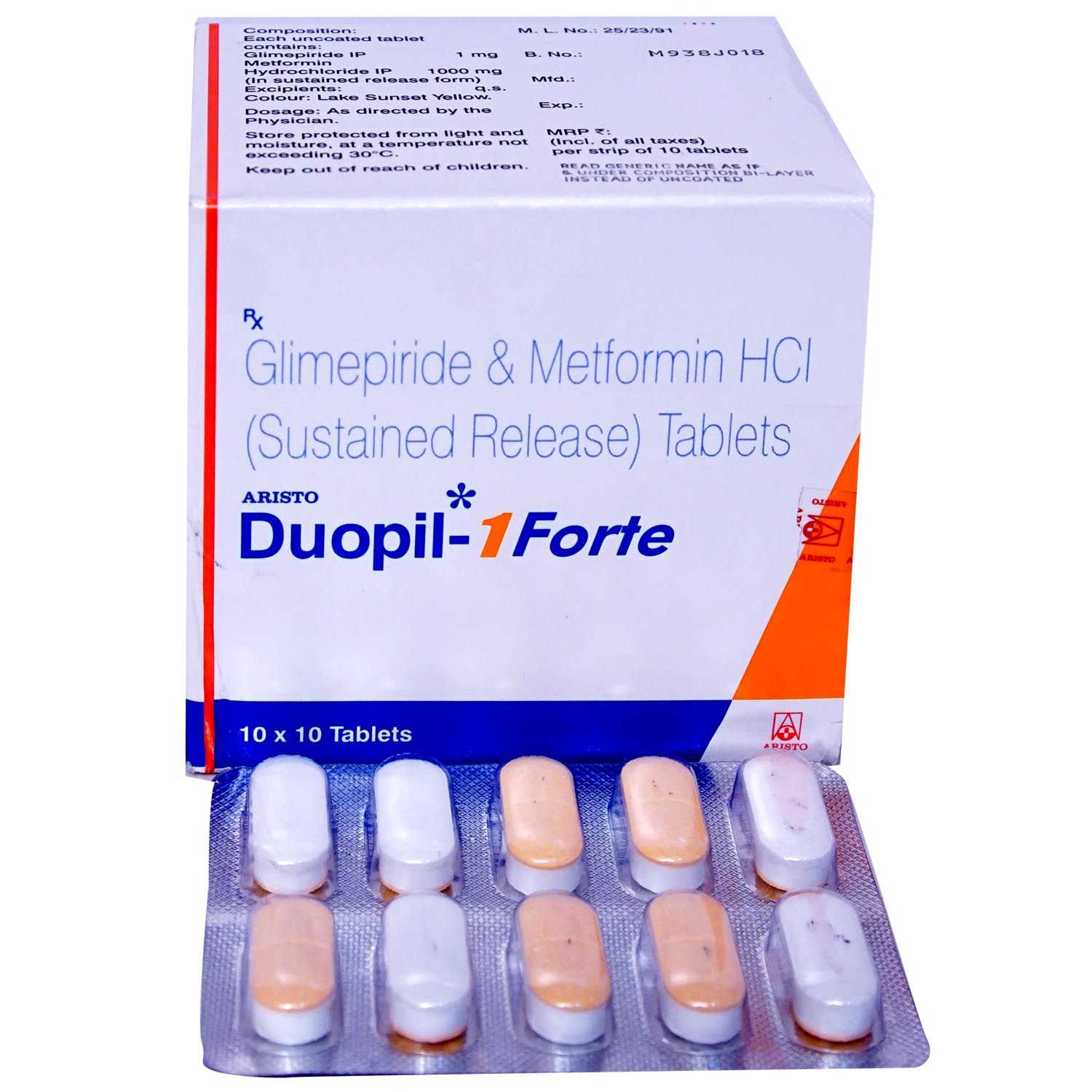 DUOPIL 1MG FORTE TABLET Price, Uses, Side Effects, Composition - Apollo ...