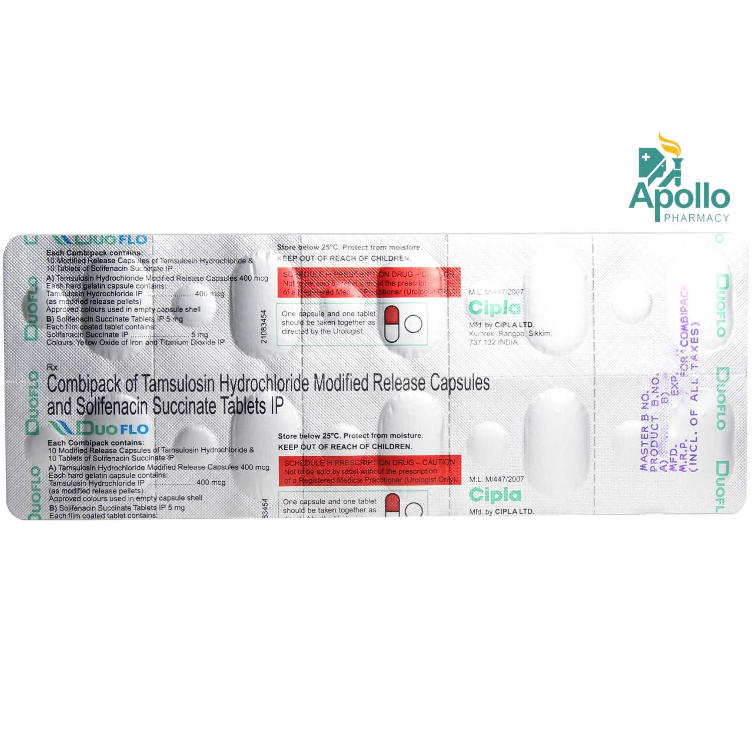 Duoflo Combipack Kit 1's Price, Uses, Side Effects, Composition ...