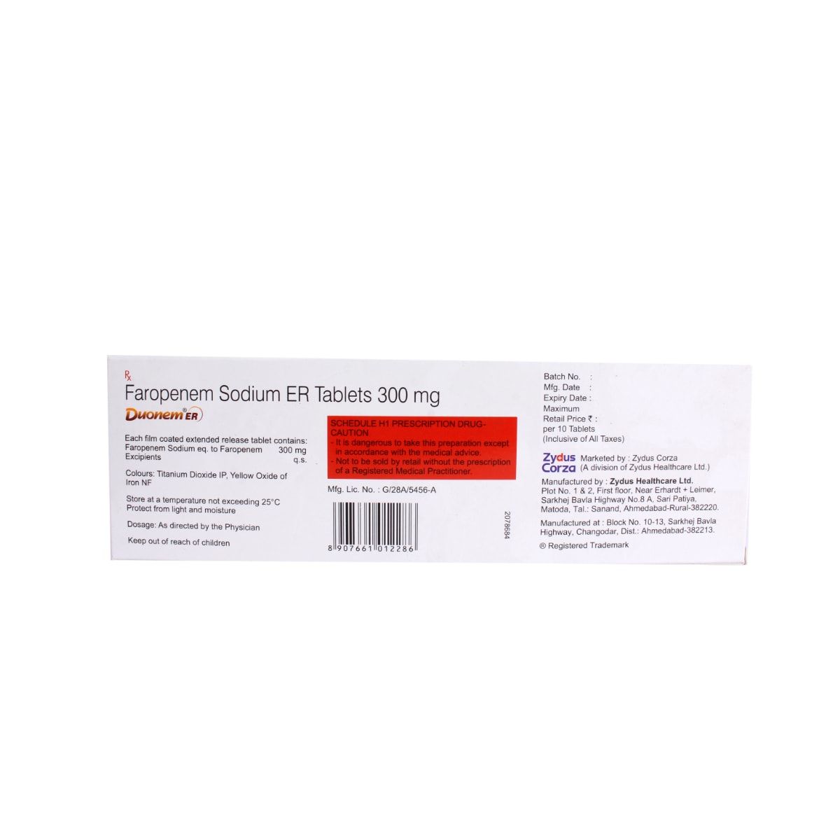 Duonem ER Tablet 10's Price, Uses, Side Effects, Composition - Apollo ...