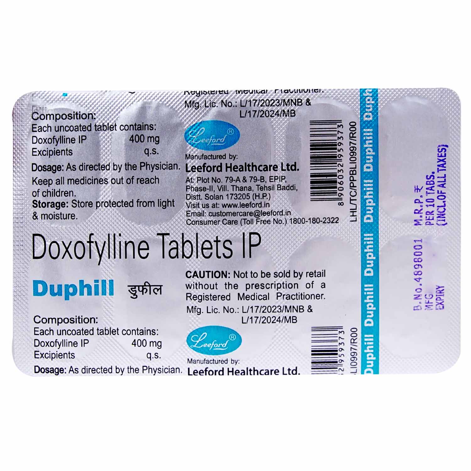 Duphill Tablet 10's Price, Uses, Side Effects, Composition - Apollo ...