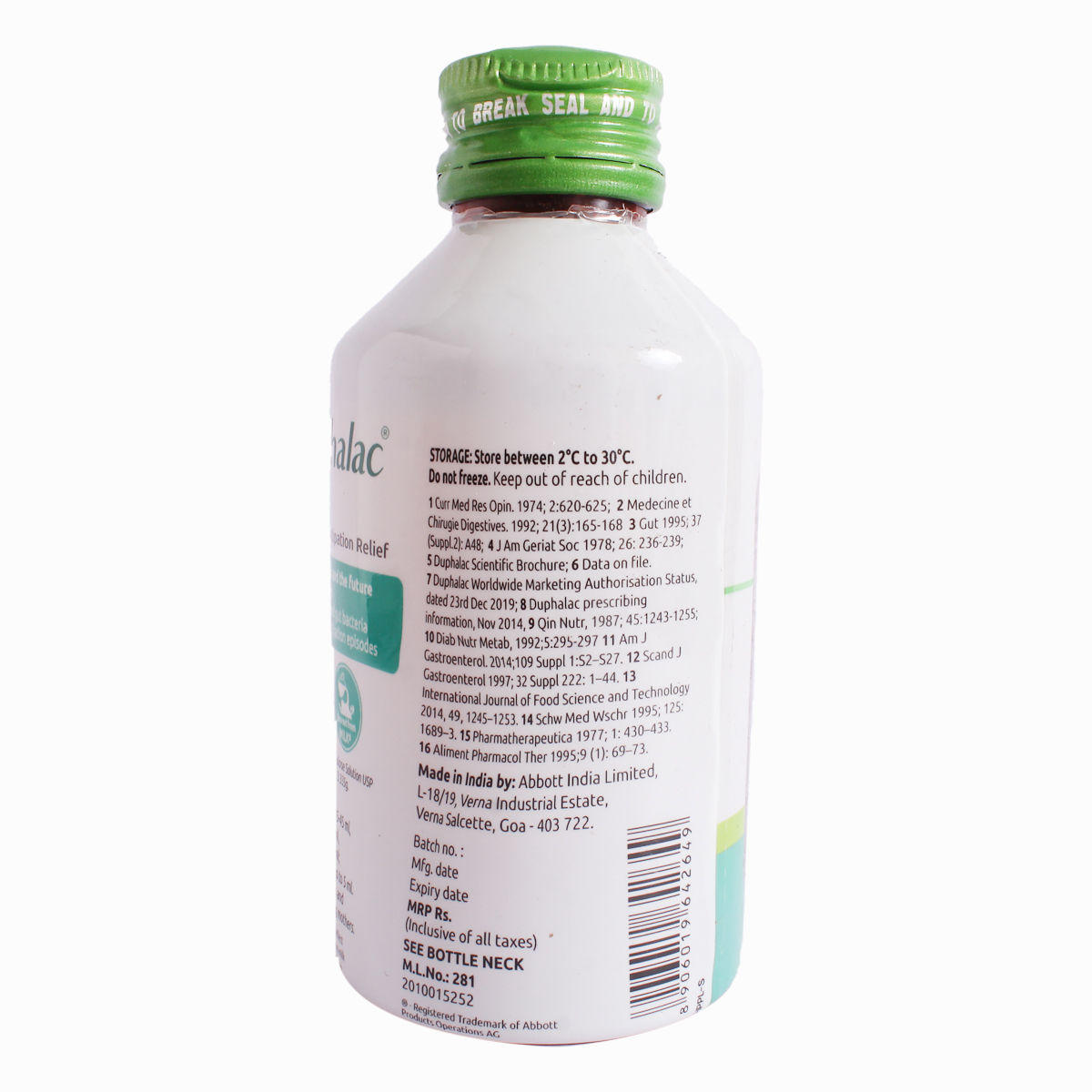 Duphalac Solution 150 ml Price, Uses, Side Effects, Composition ...
