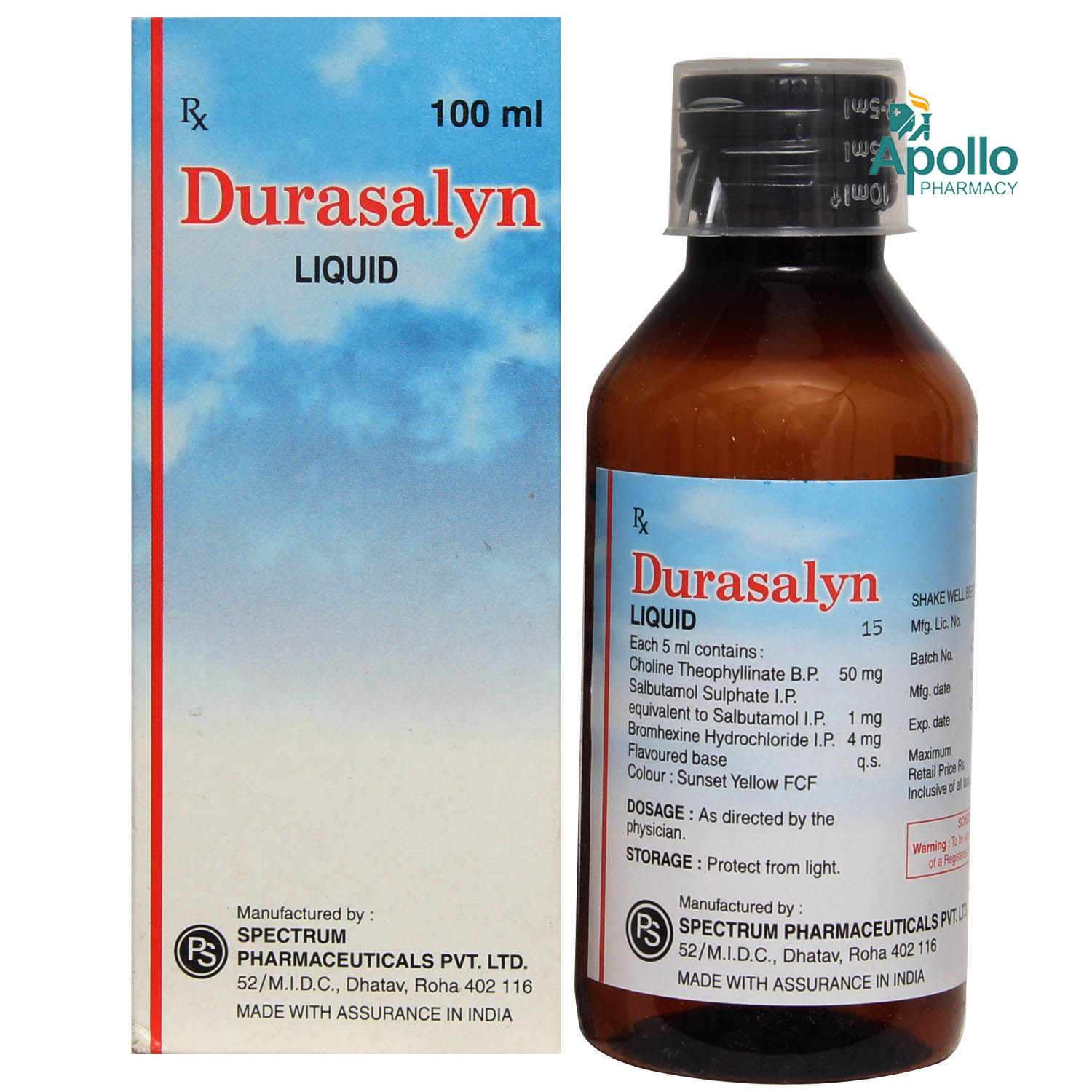 Durasalyn Syrup 100 ml Price, Uses, Side Effects, Composition - Apollo ...