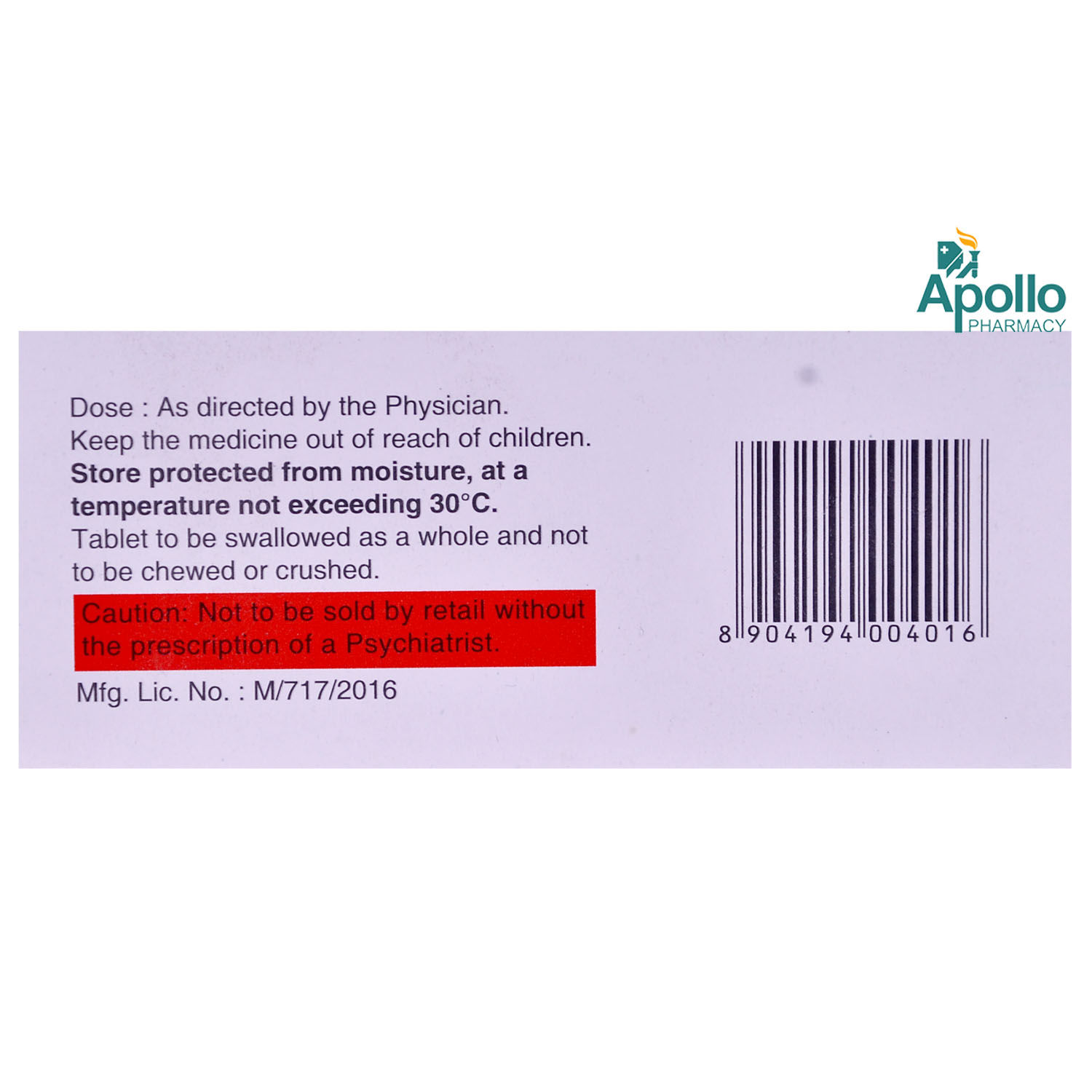 Duvanta 60 Tablet 10's Price, Uses, Side Effects, Composition - Apollo ...