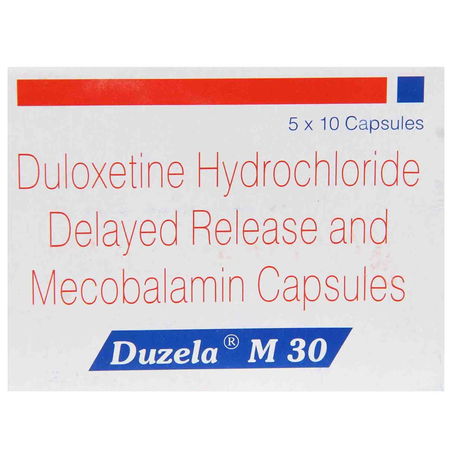 Duzela M 30 Capsule 10's Price, Uses, Side Effects, Composition ...