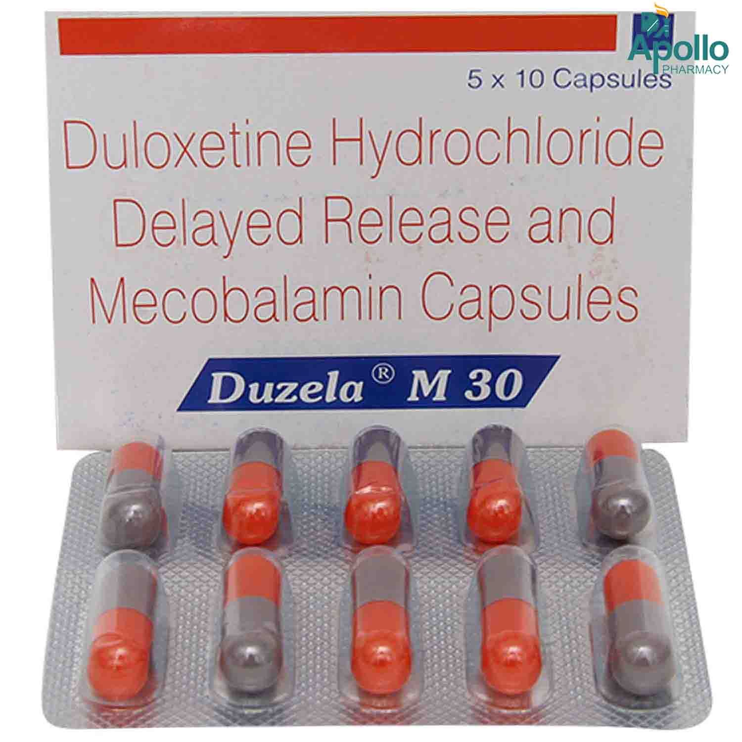 Duzela M 30 Capsule 10's Price, Uses, Side Effects, Composition ...