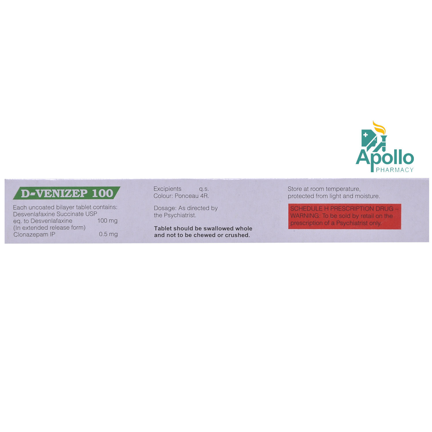 D-Venizep 100 Tablet 10's Price, Uses, Side Effects, Composition ...