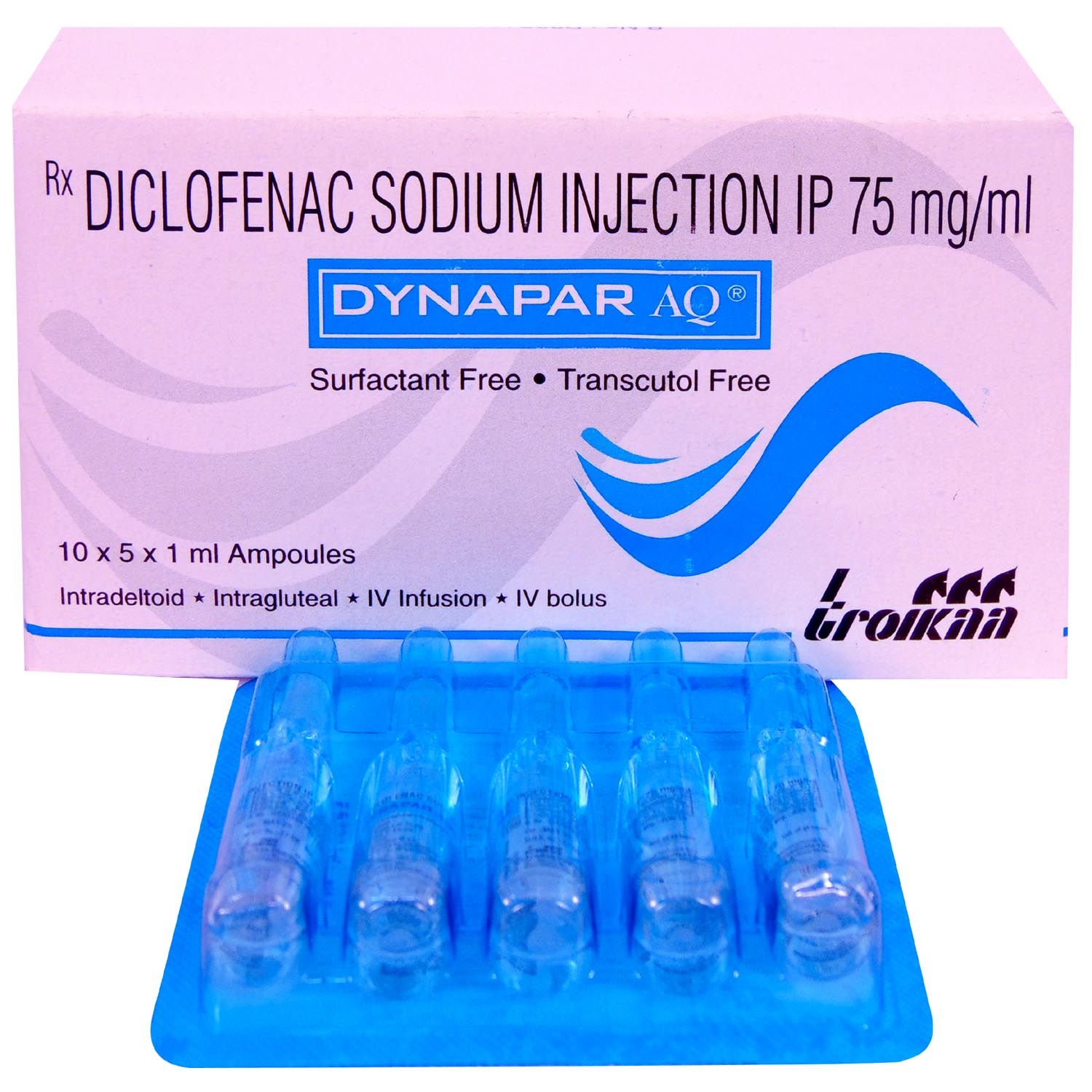 Dynapar Aq 75 mg / ml Injection 5X1 ml Price, Uses, Side Effects ...