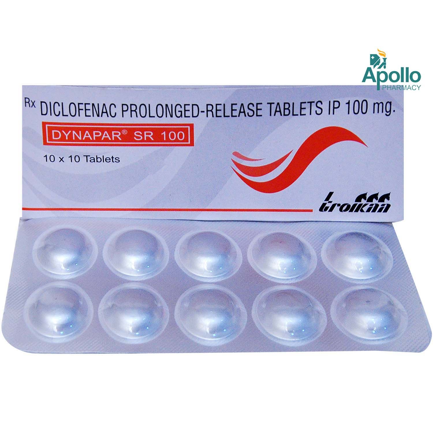 Dynapar SR 100 Tablet 10's Price, Uses, Side Effects, Composition ...