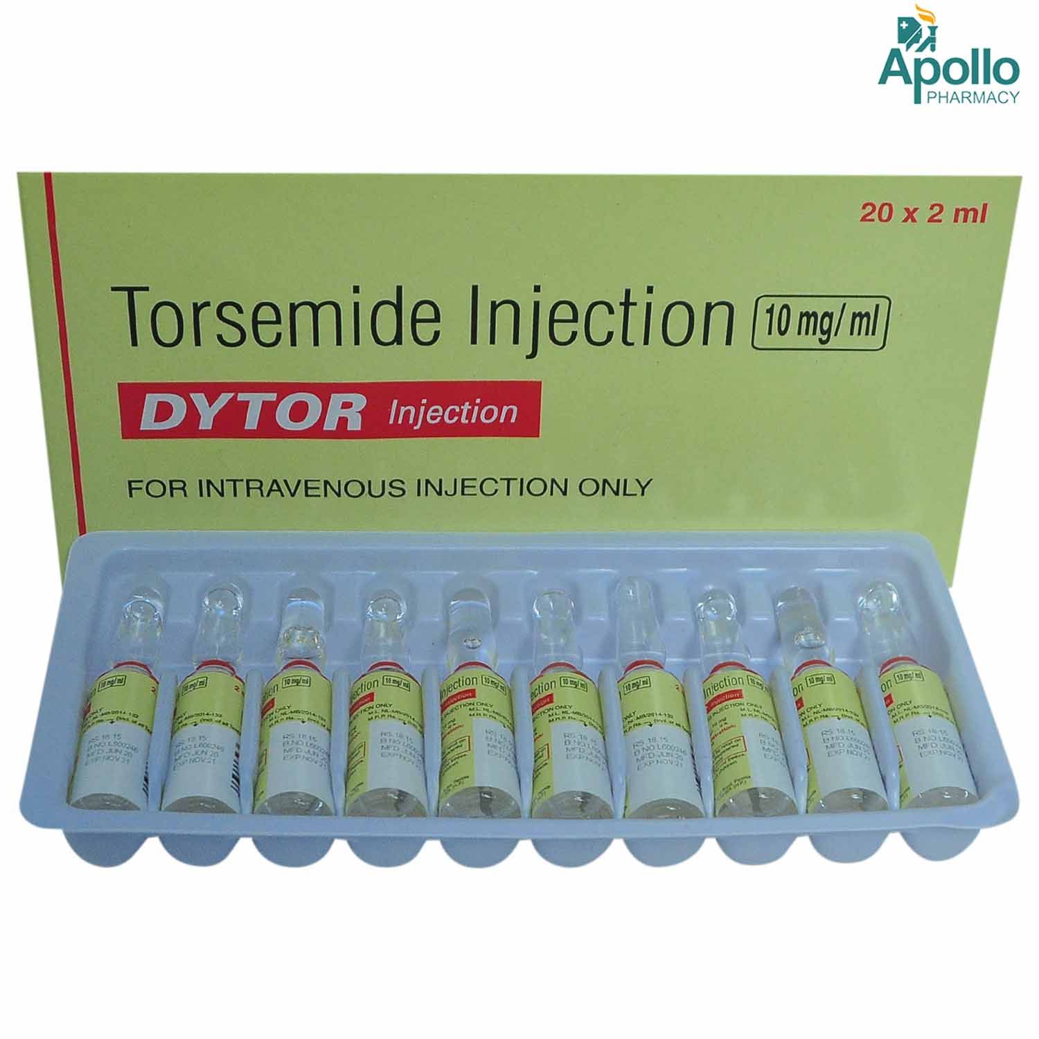 Dytor Injection 2 ml Price, Uses, Side Effects, Composition - Apollo ...
