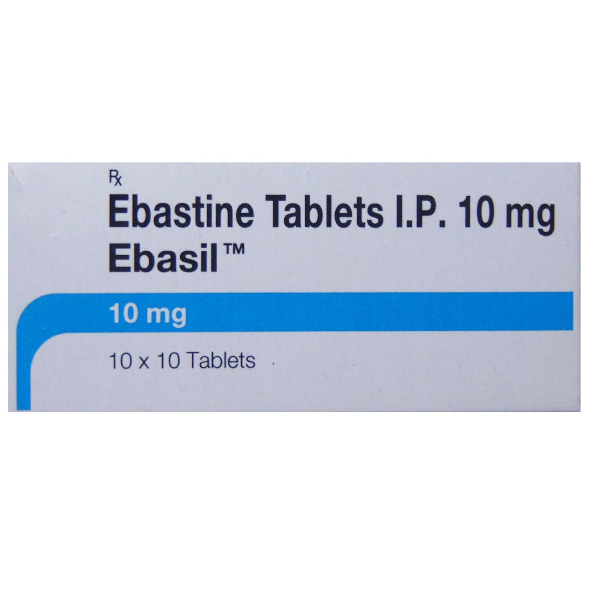 Ebasil Tablet 10's Price, Uses, Side Effects, Composition - Apollo Pharmacy