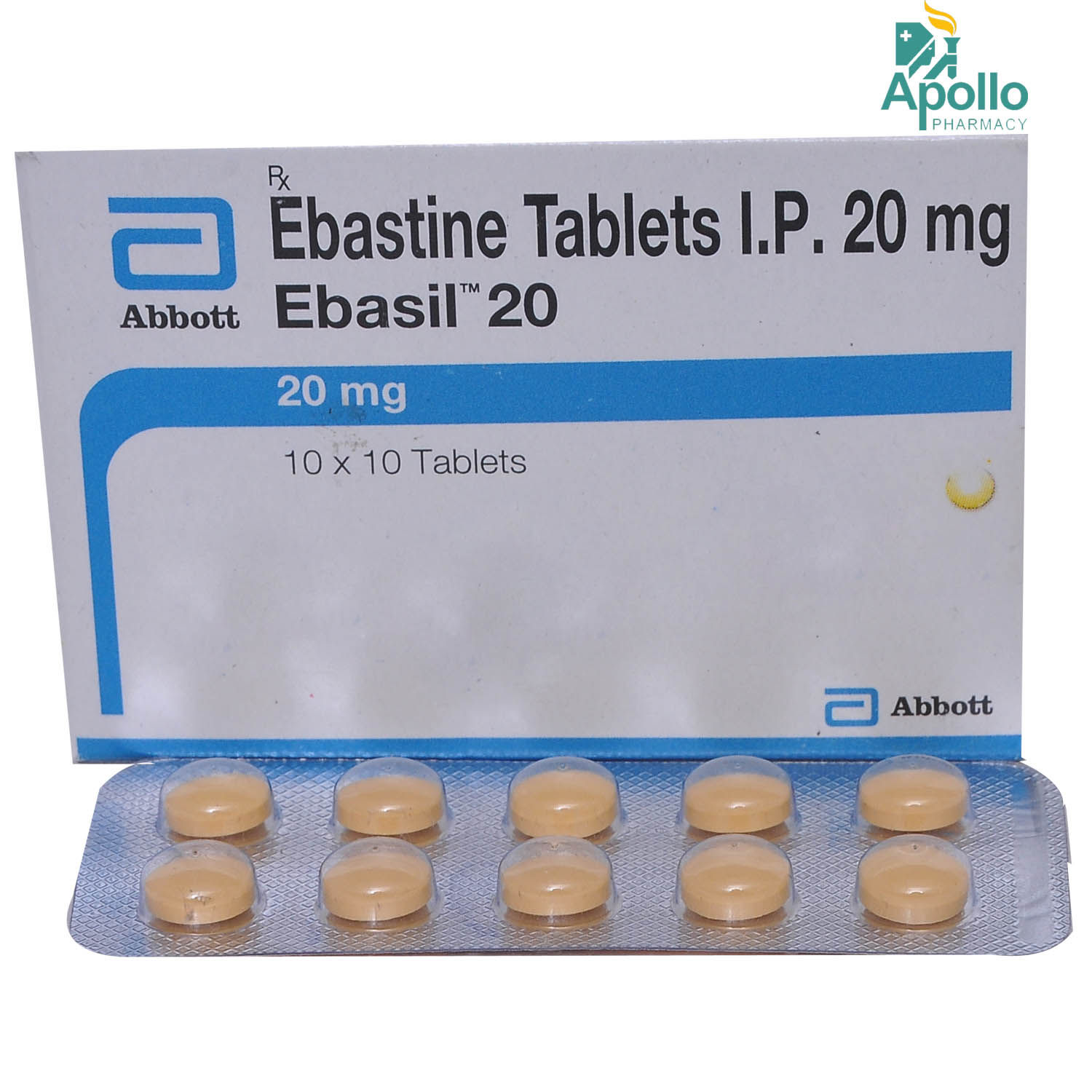 Ebasil 20 Tablet 10's Price, Uses, Side Effects, Composition - Apollo ...