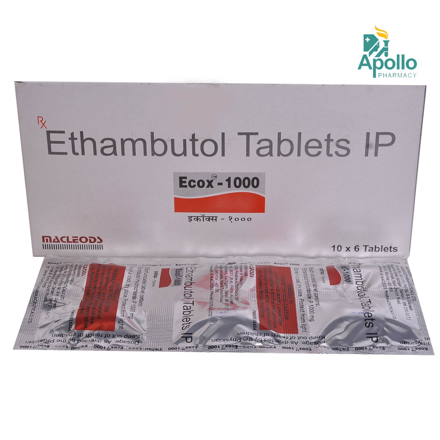 ECOX 1000MG TABLET Price, Uses, Side Effects, Composition - Apollo Pharmacy