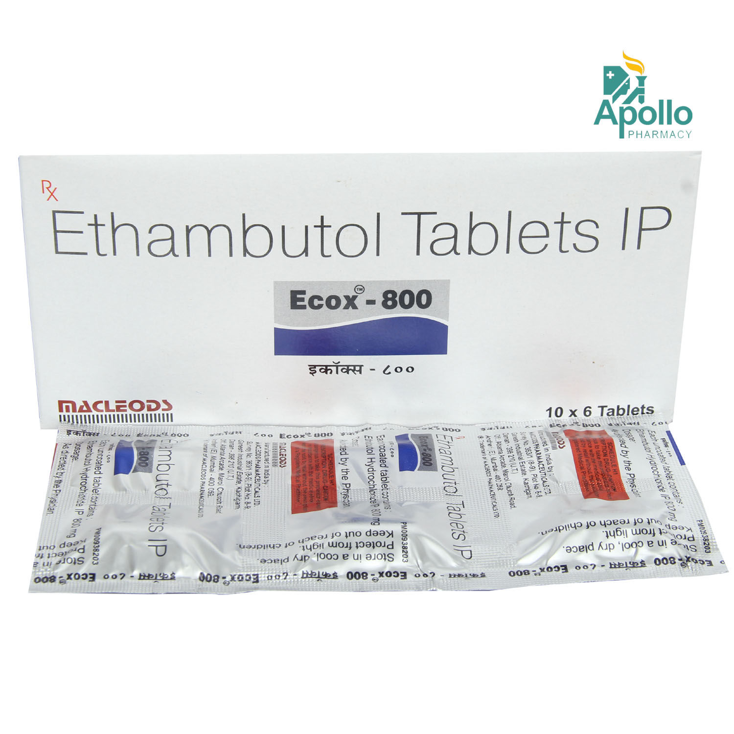 ECOX 800MG TABLET Price, Uses, Side Effects, Composition - Apollo Pharmacy