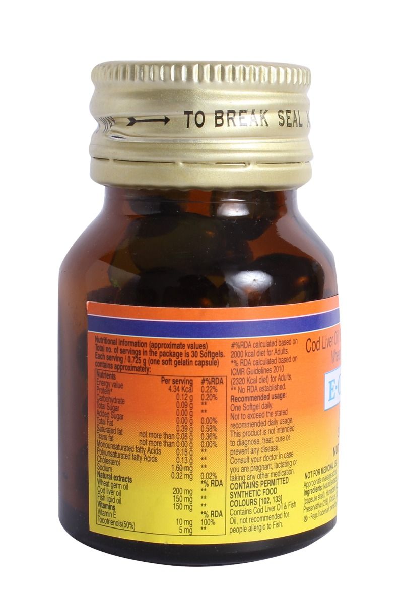 E-Cod Omega Capsule 30's Price, Uses, Side Effects, Composition ...