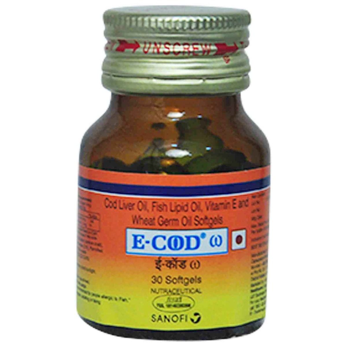 E-Cod Omega Capsule 30's Price, Uses, Side Effects, Composition ...