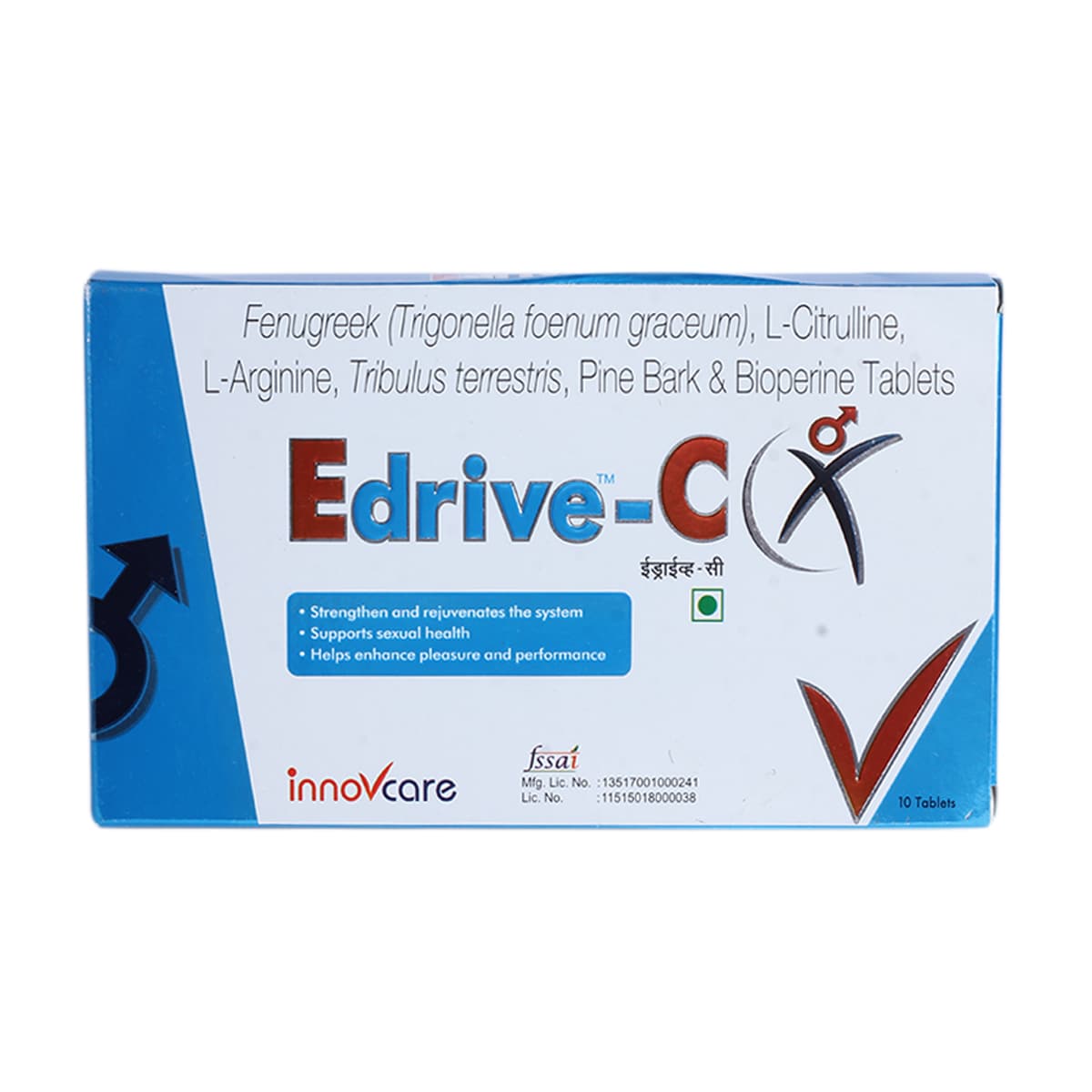 Edrive C Tablet 10's Price, Uses, Side Effects, Composition - Apollo ...