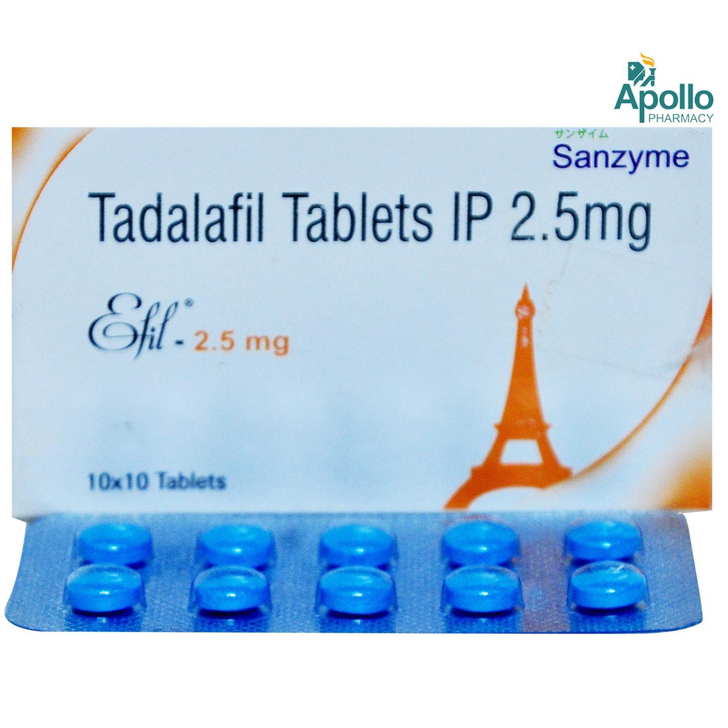 Efil-2.5 mg Tablet 10's Price, Uses, Side Effects, Composition - Apollo ...