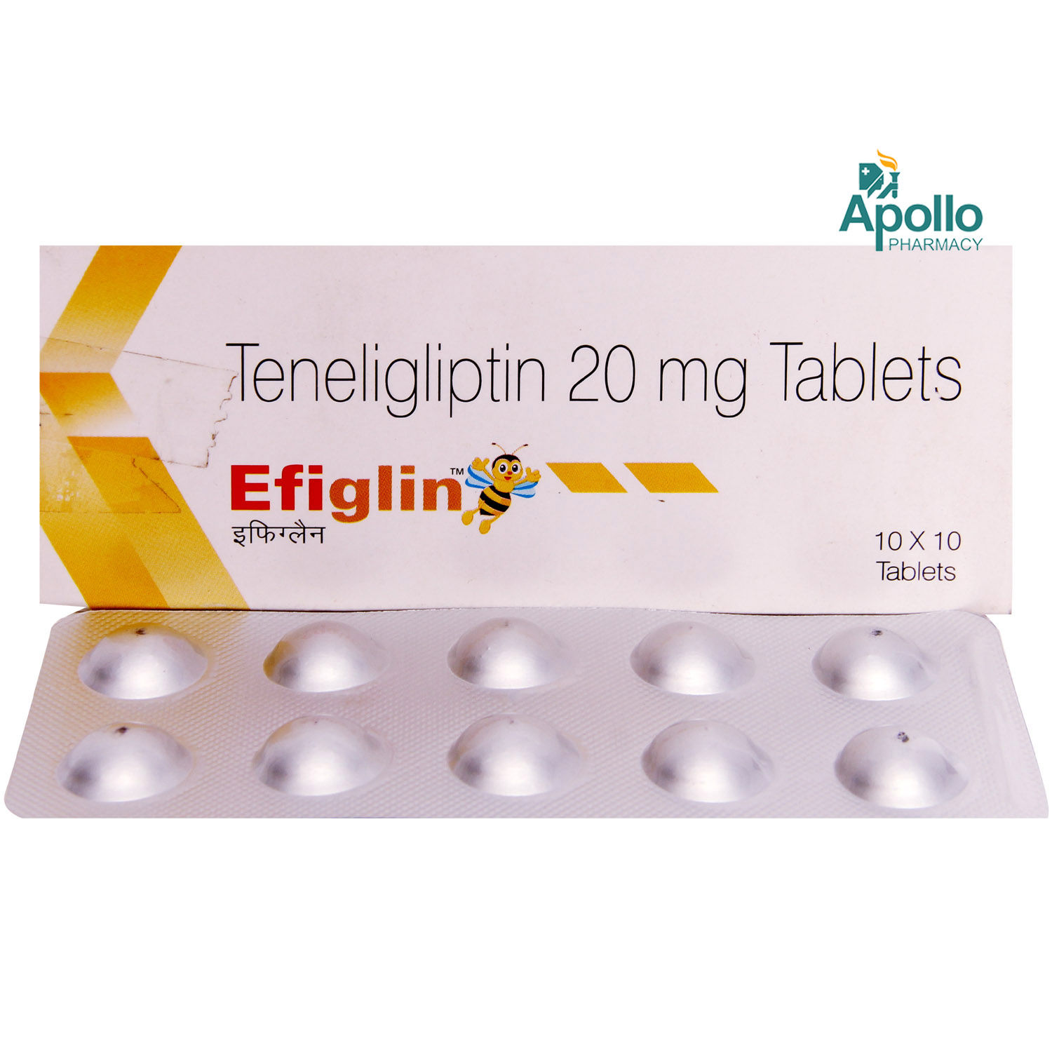 Efiglin Tablet 10's Price, Uses, Side Effects, Composition - Apollo ...
