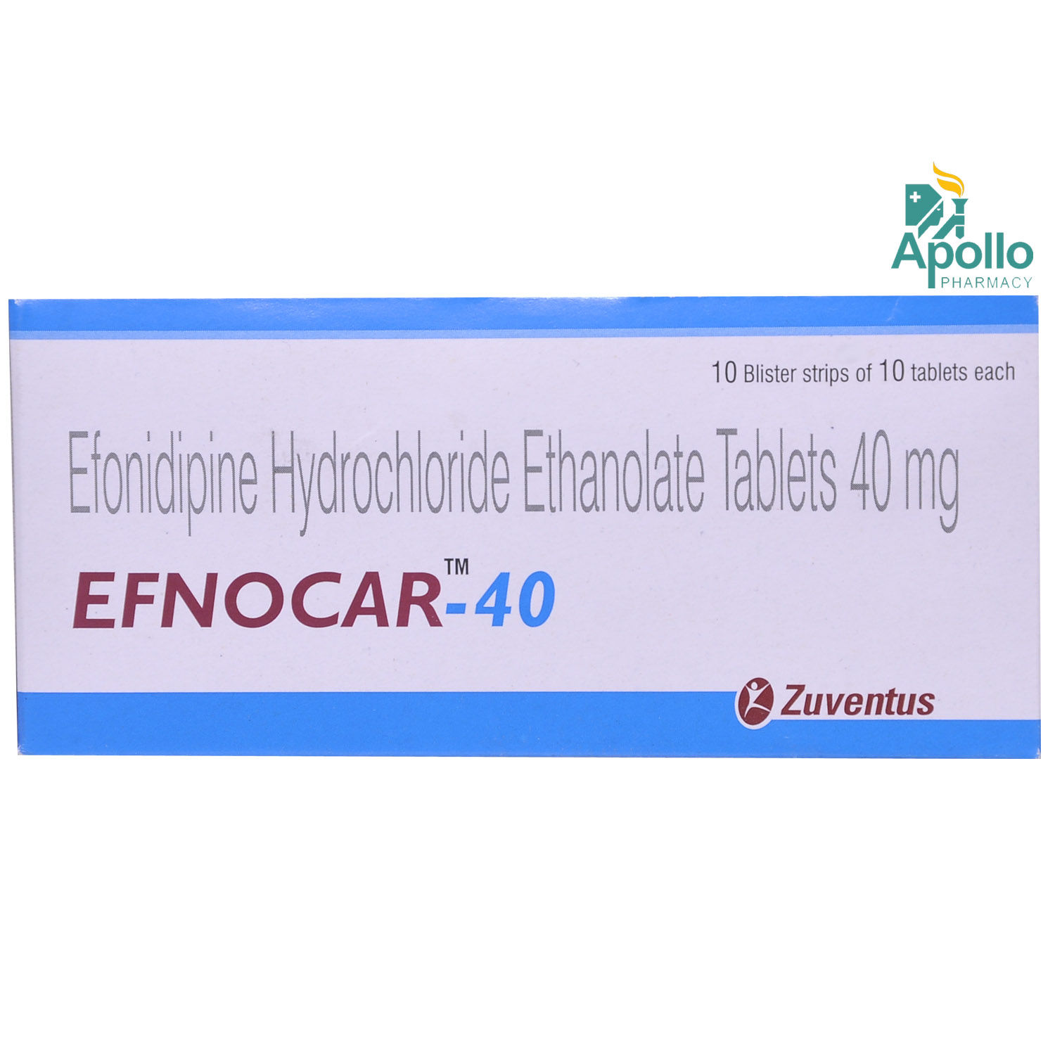 Efnocar 40 Tablet 10's Price, Uses, Side Effects, Composition - Apollo ...