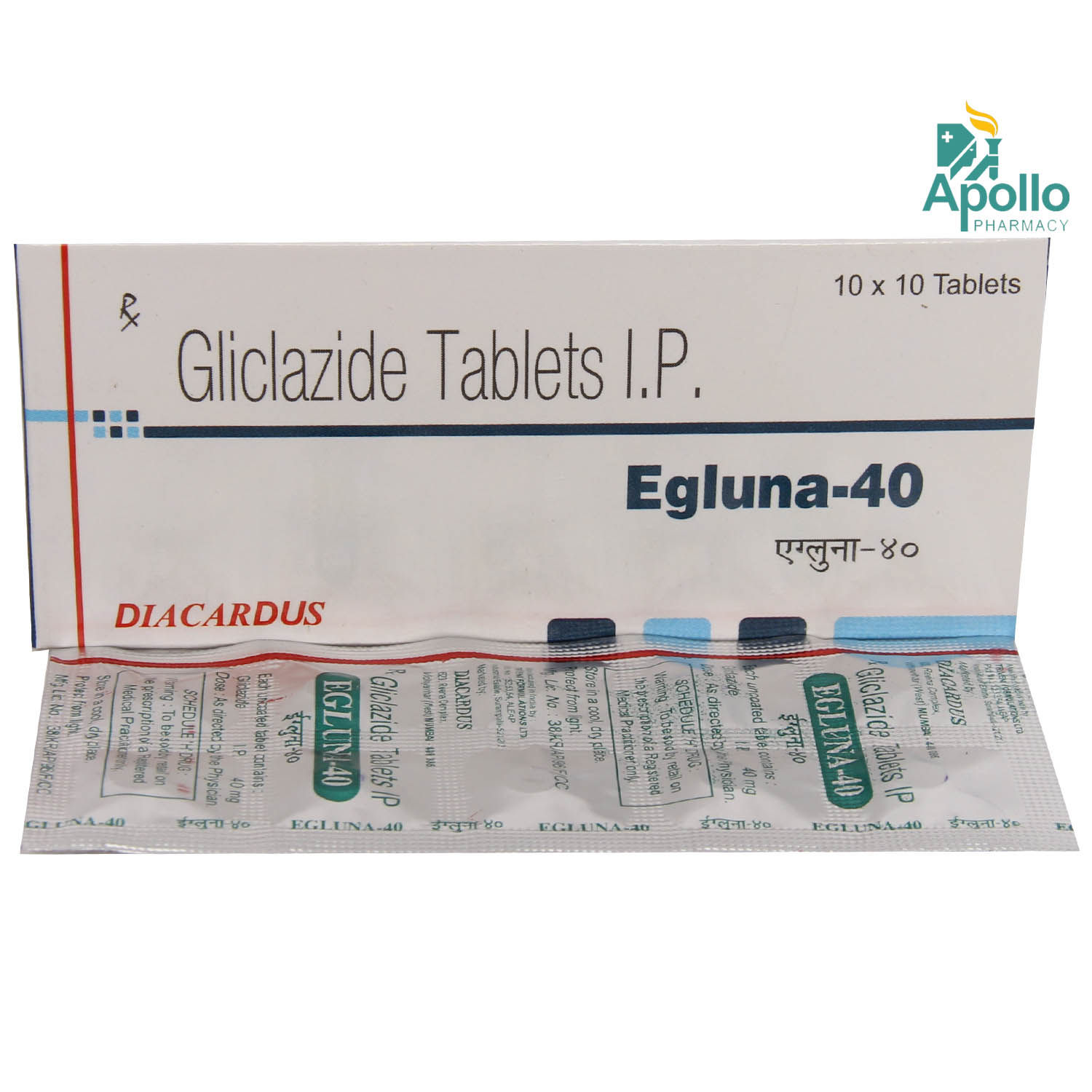 EGLUNA TABLET 10'S Price, Uses, Side Effects, Composition - Apollo Pharmacy