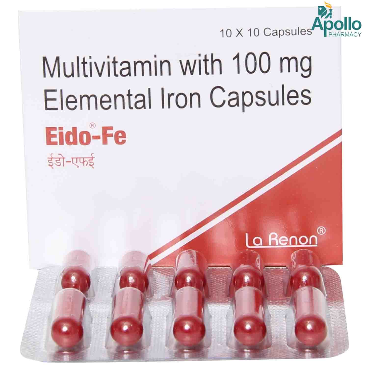 Eido-Fe Capsule 10's Price, Uses, Side Effects, Composition - Apollo ...