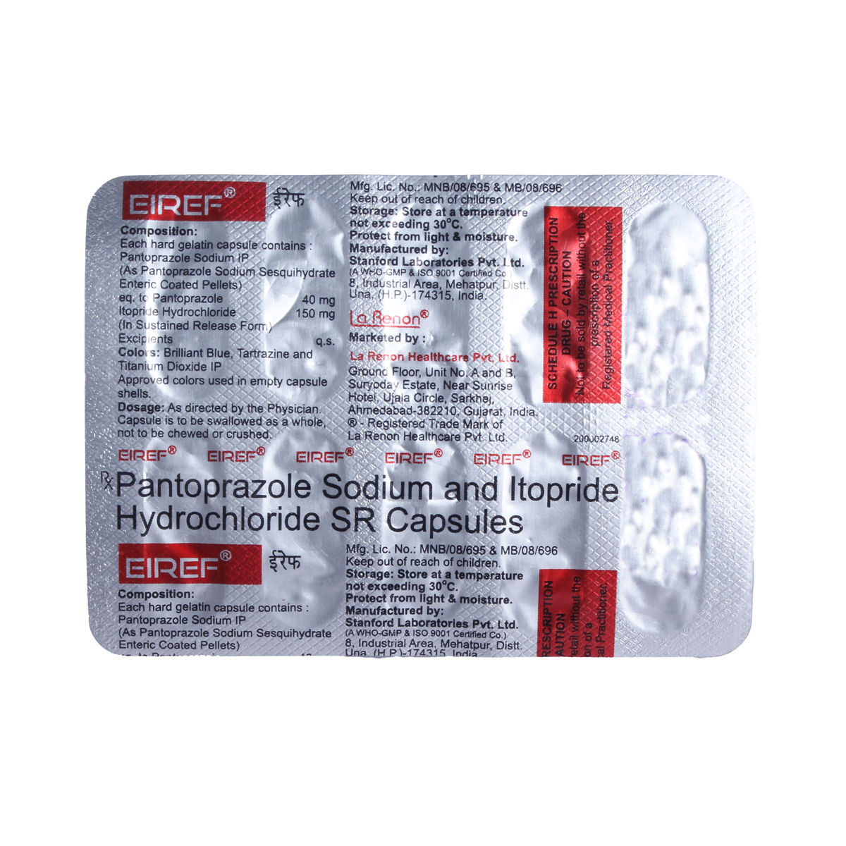 Eiref Capsule 10's Price, Uses, Side Effects, Composition - Apollo Pharmacy