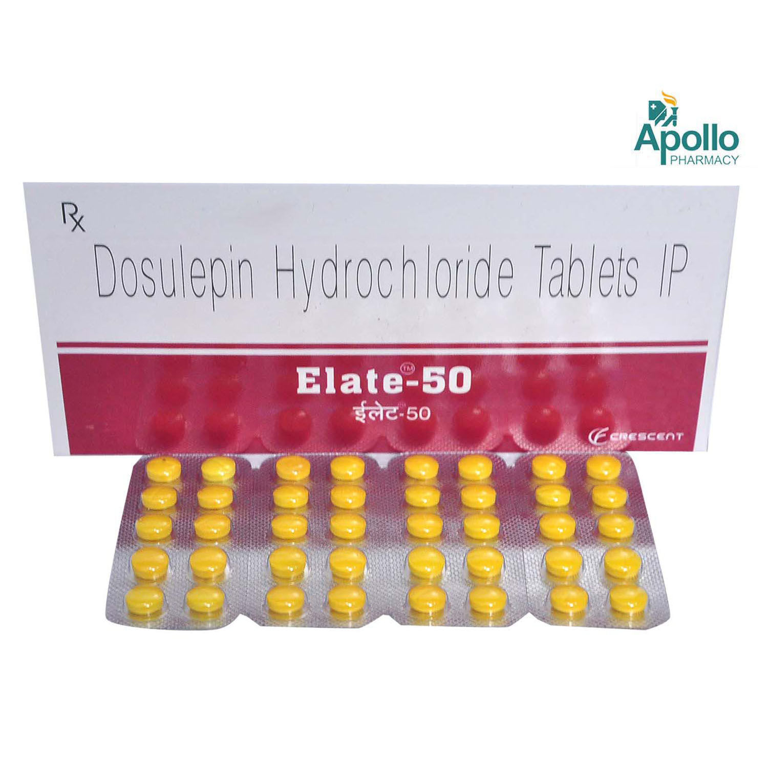 Elate-50 Tablet 10's Price, Uses, Side Effects, Composition - Apollo ...