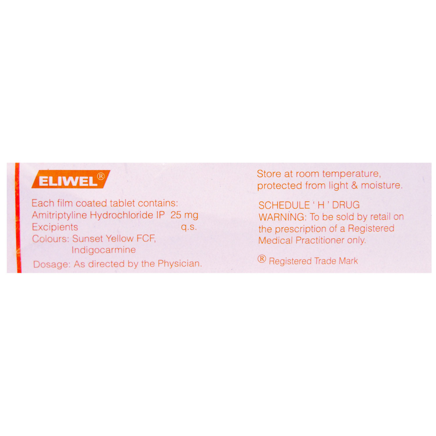 Eliwel Tablet 10's Price, Uses, Side Effects, Composition - Apollo Pharmacy