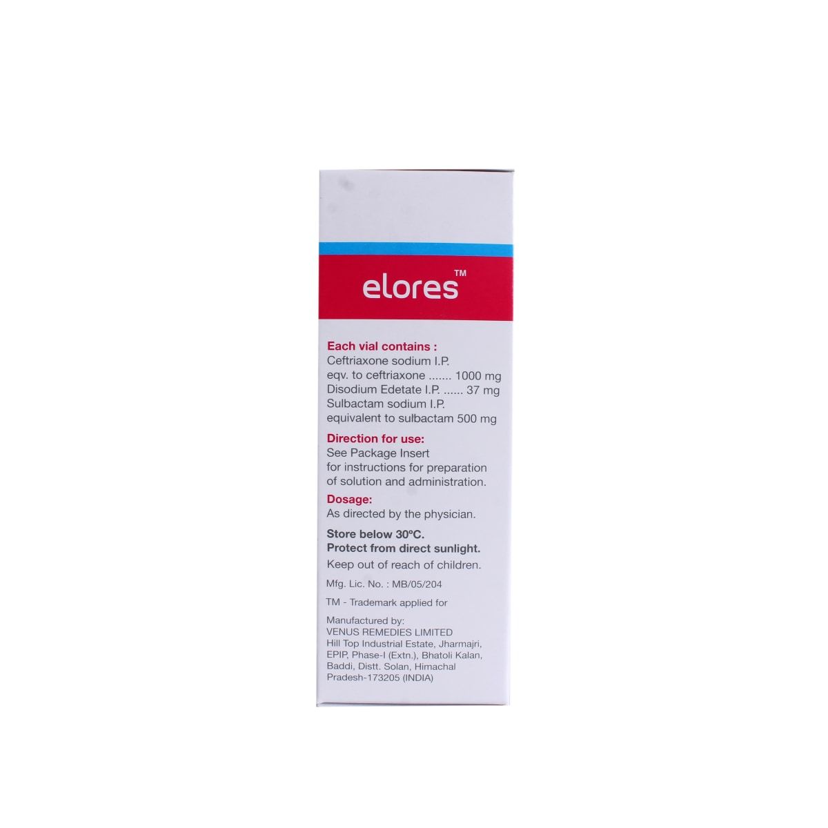 Elores 1.5gm Injection Price, Uses, Side Effects, Composition - Apollo ...