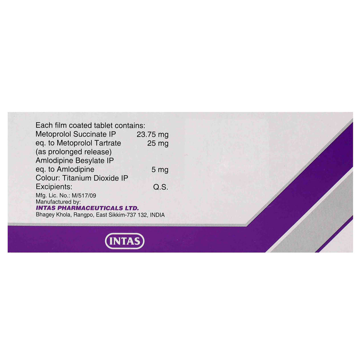 Embeta AM 25 Tablet 10's Price, Uses, Side Effects, Composition ...