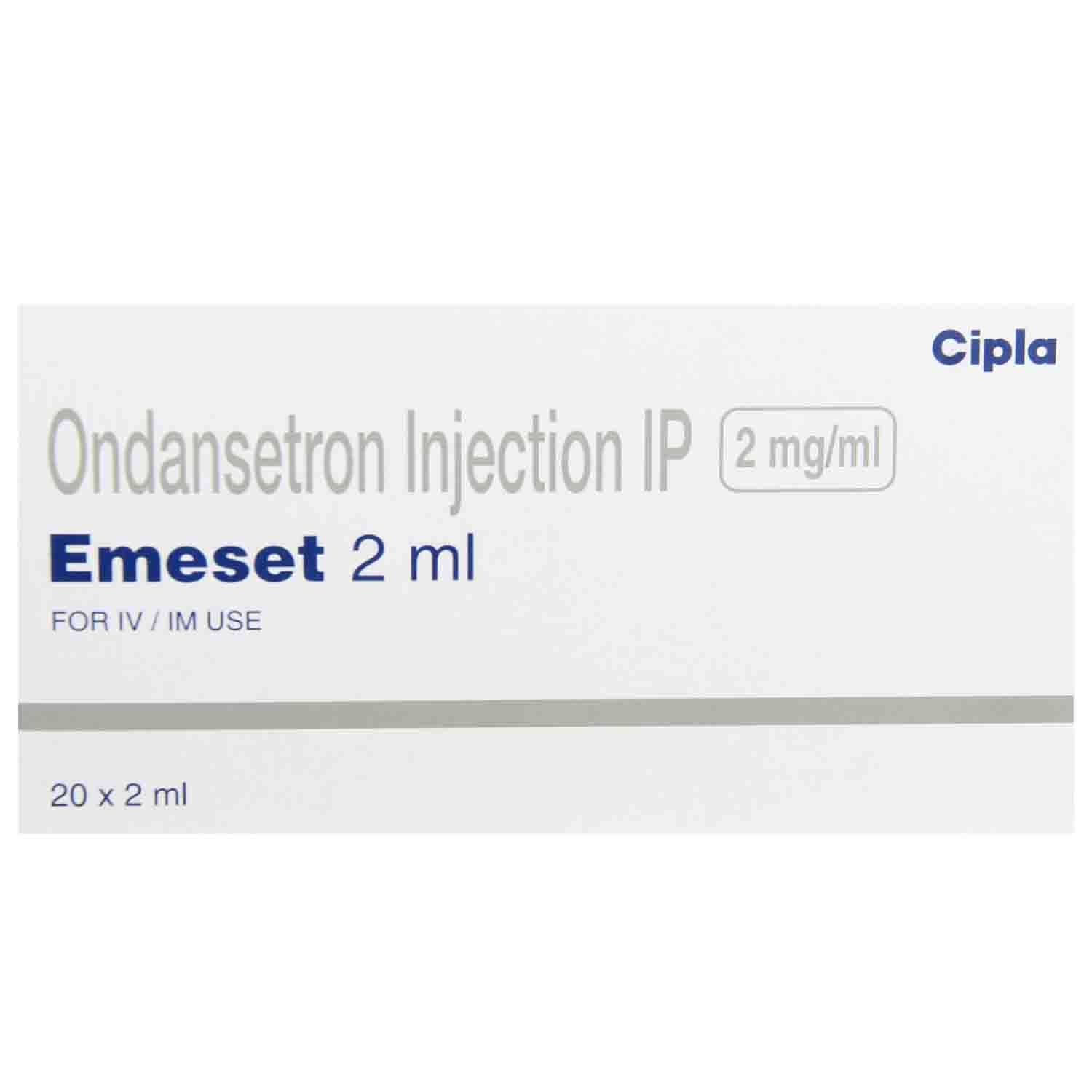 Emeset Injection 2 ml Price, Uses, Side Effects, Composition - Apollo ...