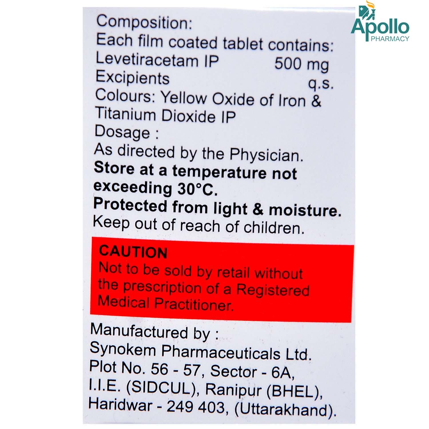 EMLEVO 500MG TABLET Price, Uses, Side Effects, Composition - Apollo ...