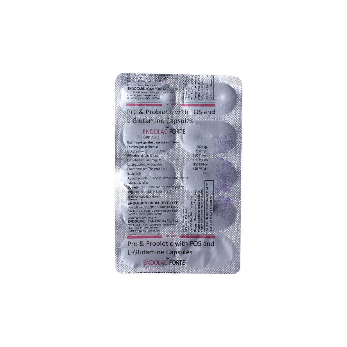 Endolac-Forte Capsule 10's Price, Uses, Side Effects, Composition ...