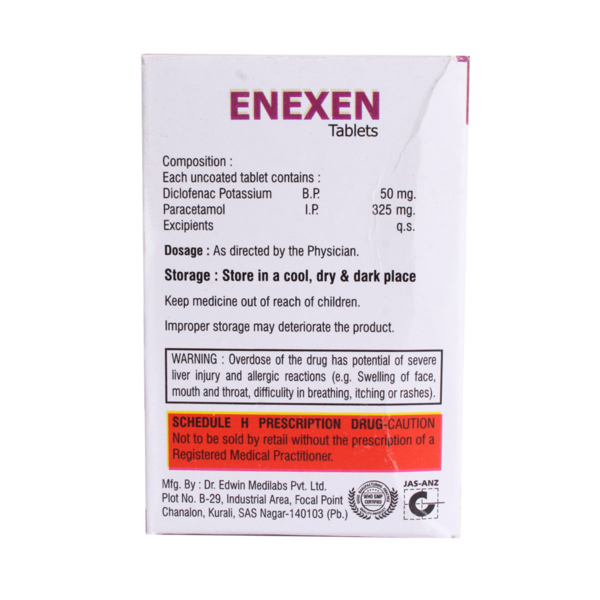 Enexen Tablet 10's Price, Uses, Side Effects, Composition - Apollo Pharmacy