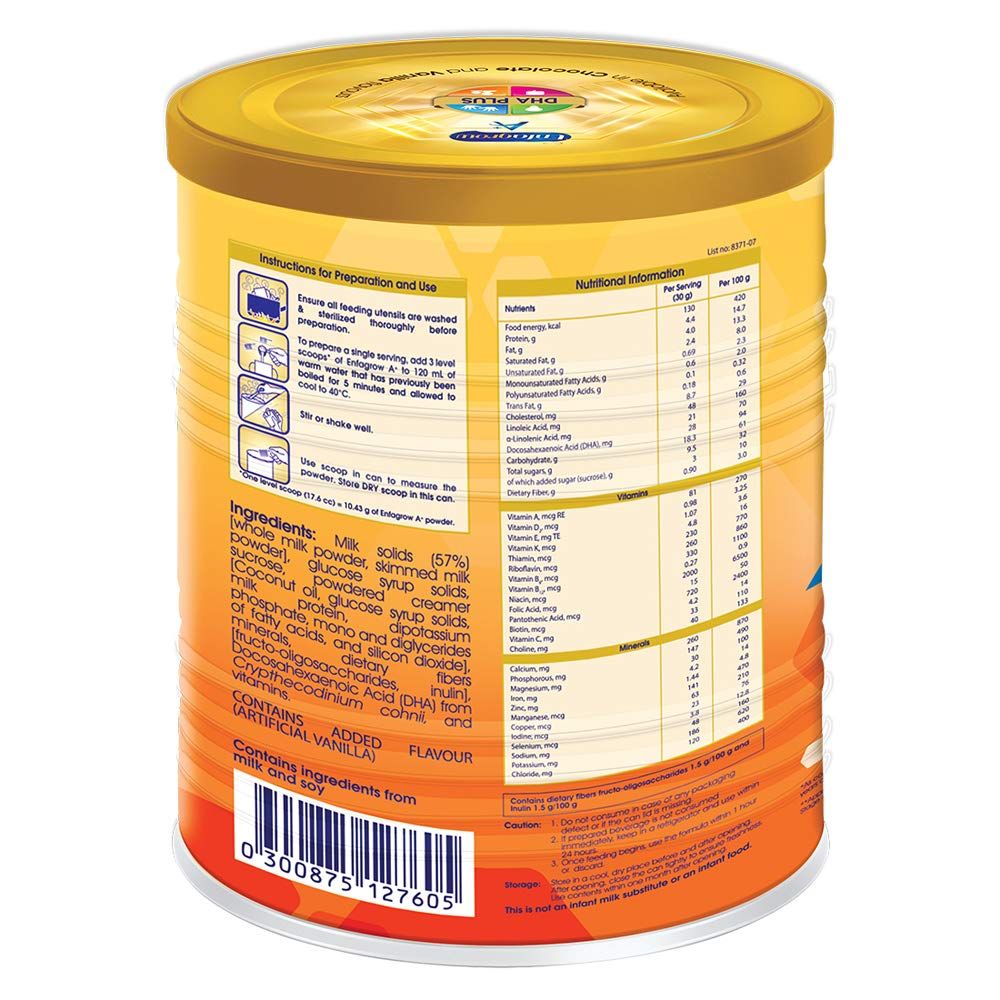 Enfagrow A+ Vanilla Flavour Nutritional Milk Powder for Children 3 to 6 ...