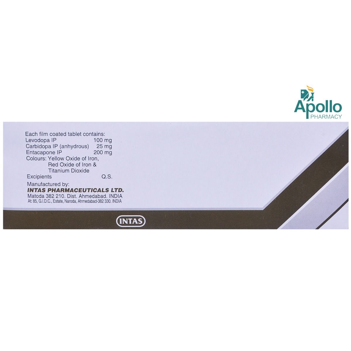 ENTACOM PLUS 100MG TABLET Price, Uses, Side Effects, Composition ...