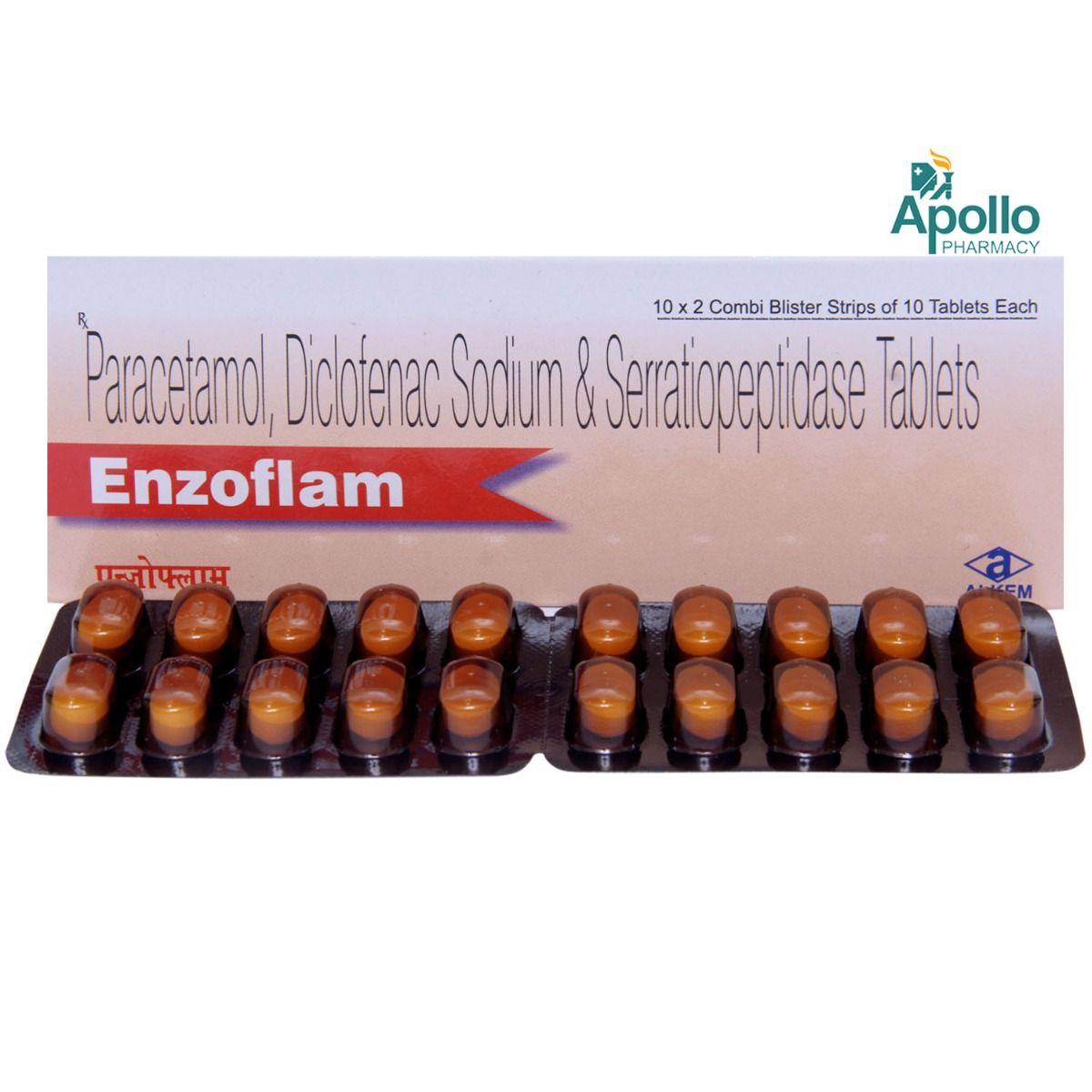 Enzoflam Tablet 10's Price, Uses, Side Effects, Composition - Apollo ...