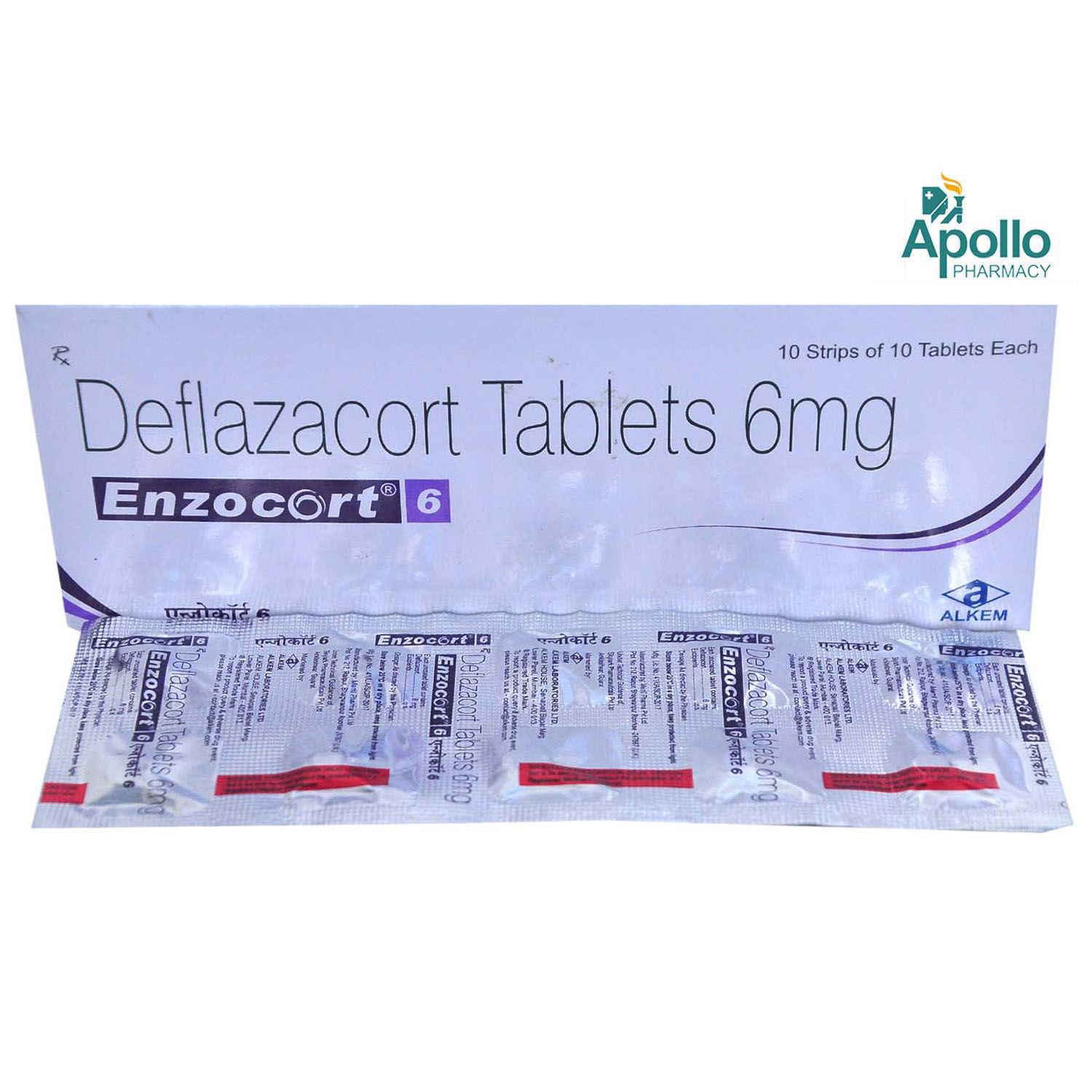 Enzocort 6 Tablet 10's Price, Uses, Side Effects, Composition - Apollo ...