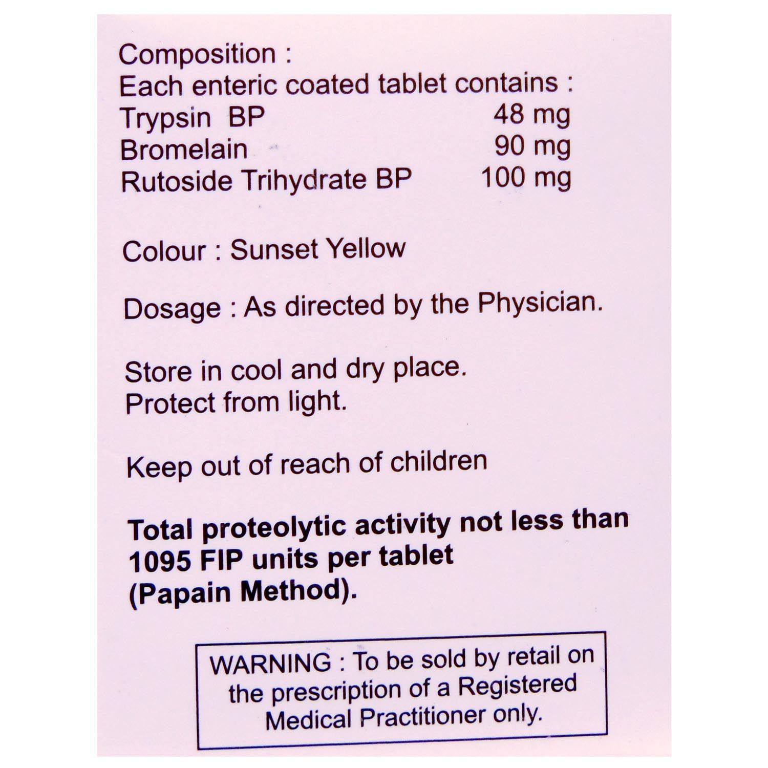 ENZOHEAL TABLET Price, Uses, Side Effects, Composition - Apollo Pharmacy