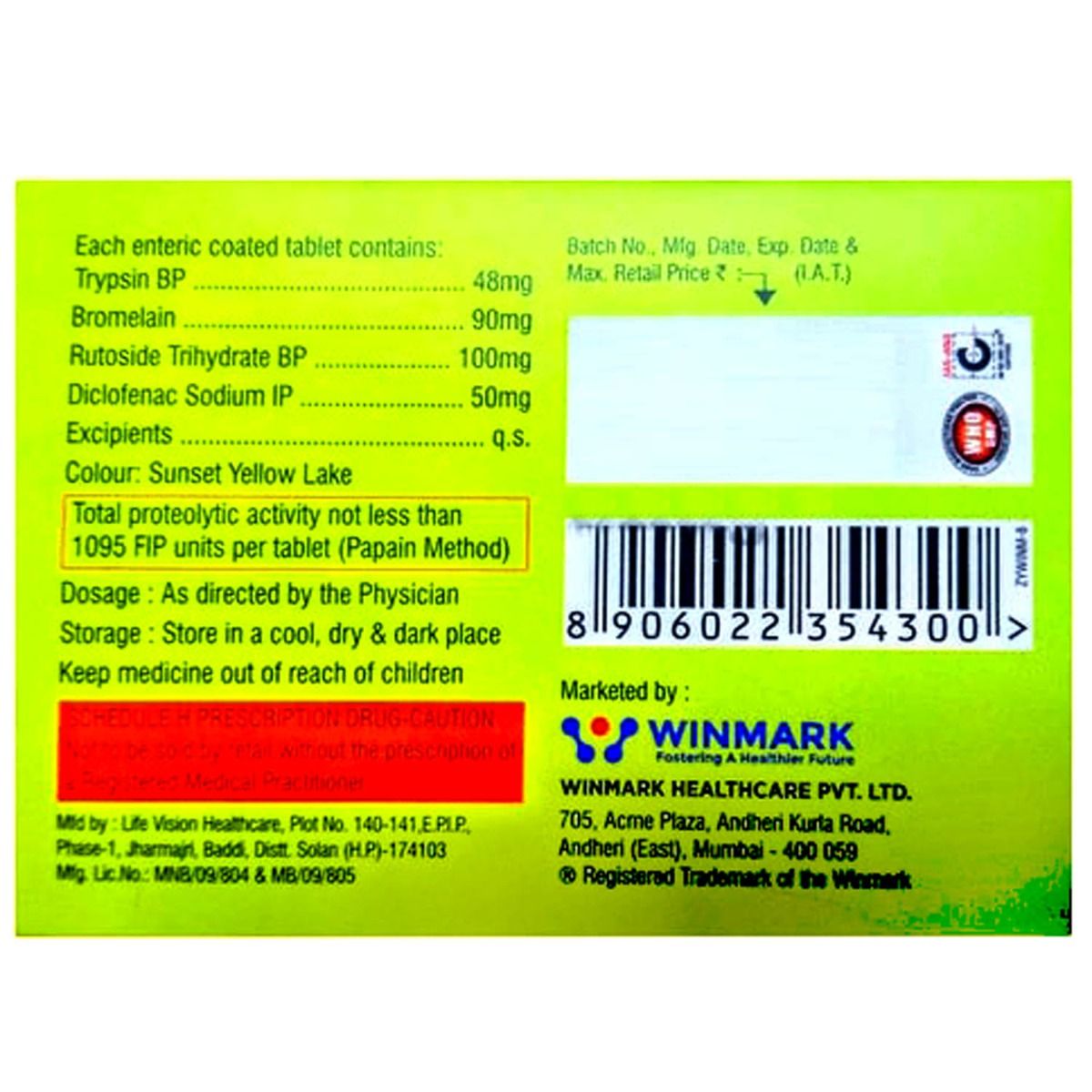 Enzowin D Tablet 10's Price, Uses, Side Effects, Composition - Apollo ...