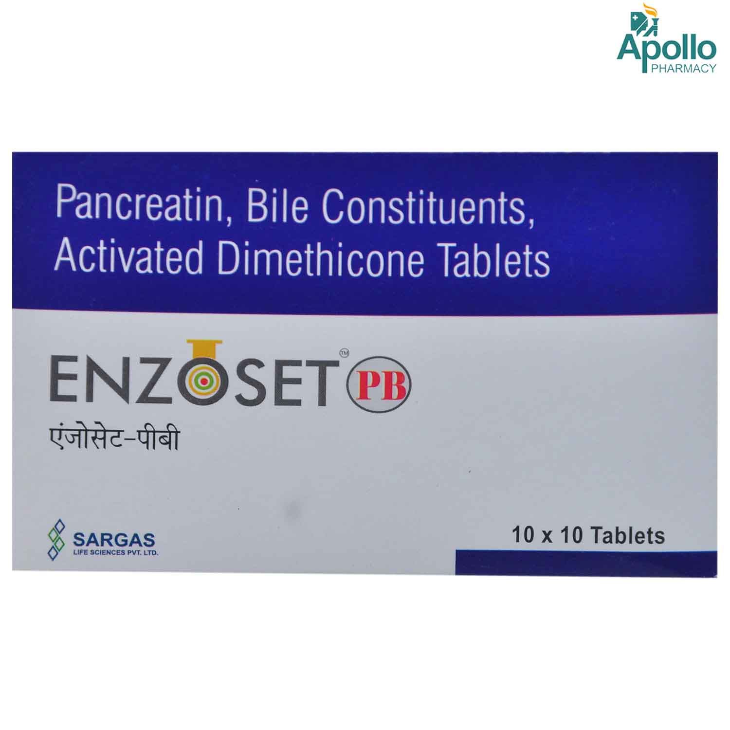 Enzoset PB Tablet 10's Price, Uses, Side Effects, Composition - Apollo ...