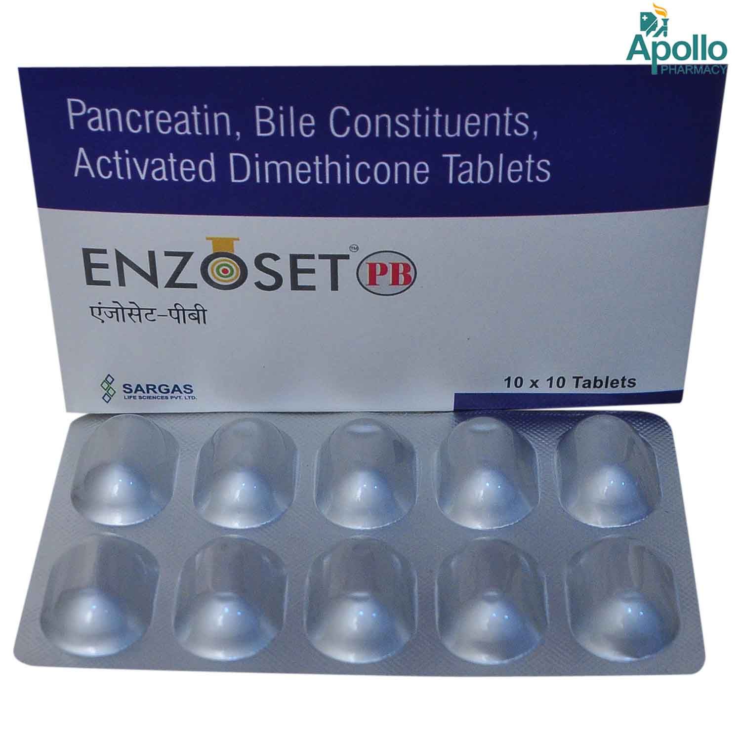 Enzoset PB Tablet 10's Price, Uses, Side Effects, Composition - Apollo ...
