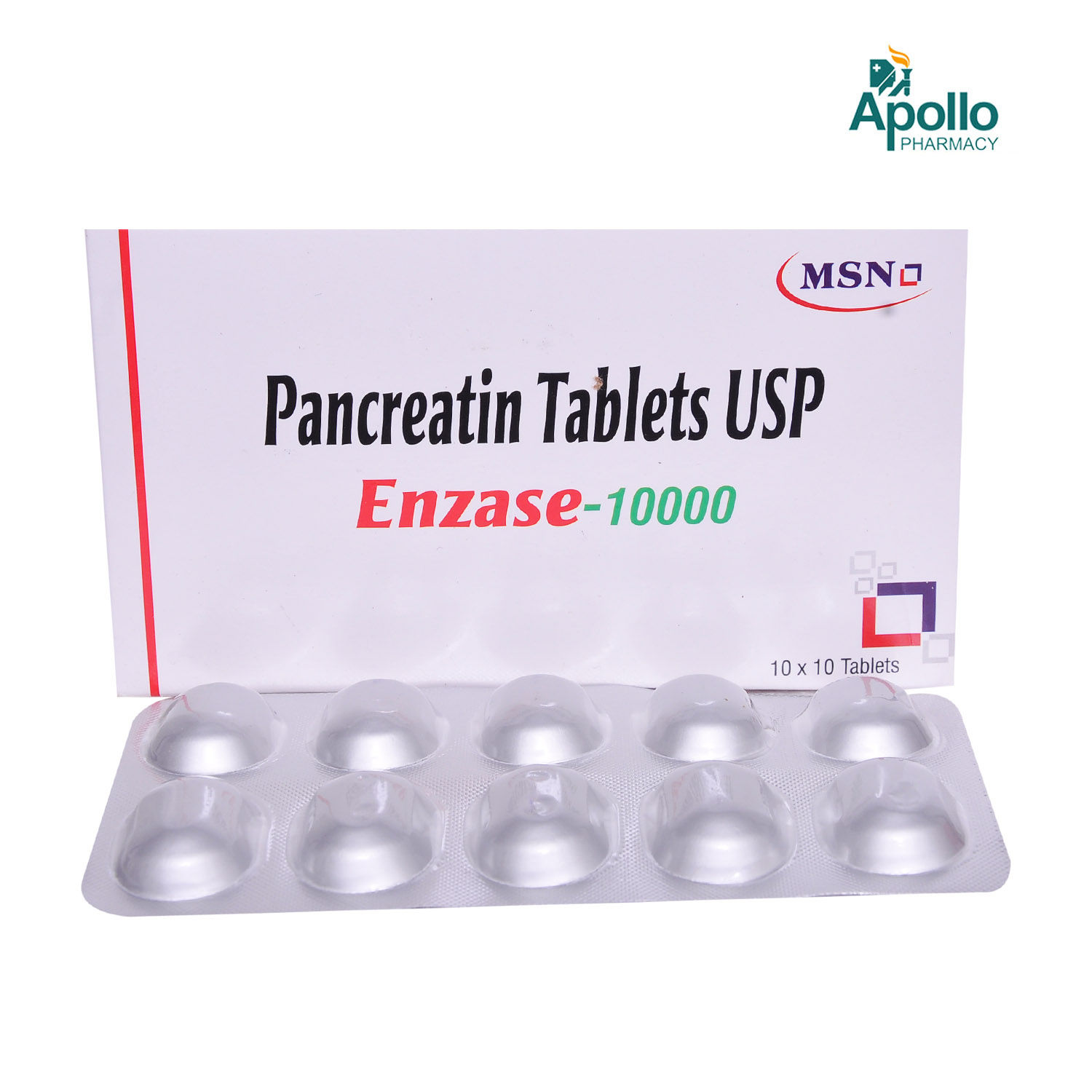 ENZASE 10000 TABLET 10'S Price, Uses, Side Effects, Composition ...